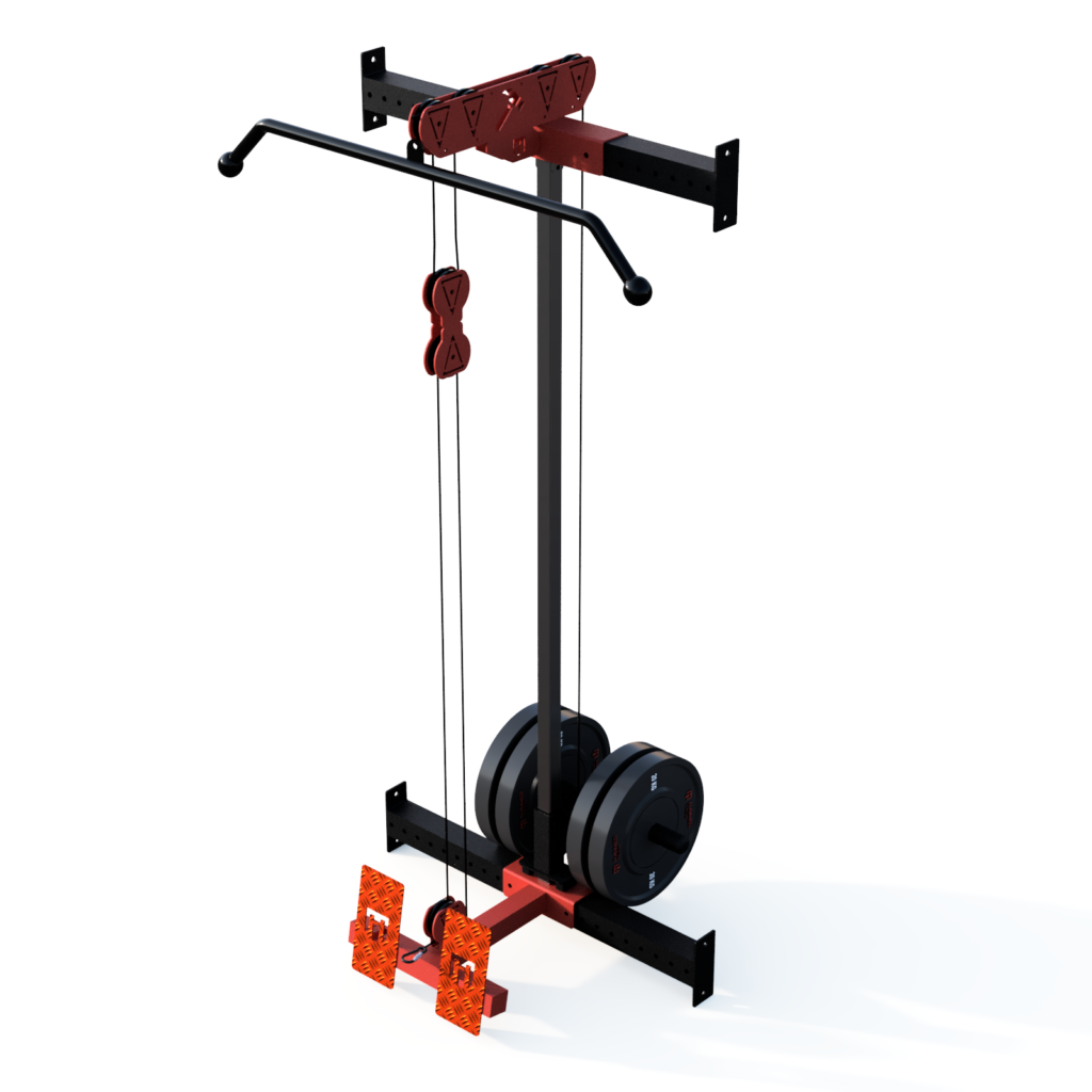 Dual Height-adjustable pulley with 160 kg weight stack • Sklep CrossFit ...