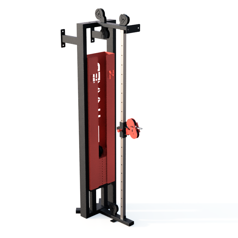 Multifunctional height-adjustable pulley with 80kg weight stack • Sklep ...